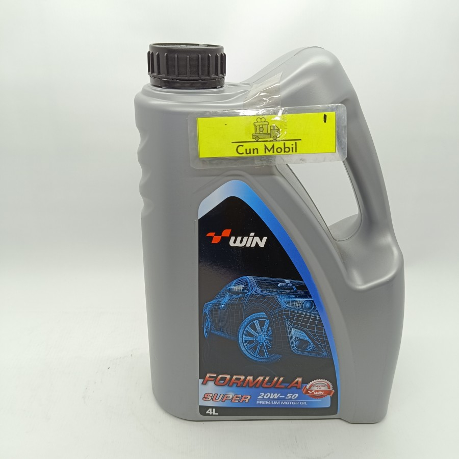 Jual Oli mesin Win 20W-50 Formula untuk mobil bensin 4 Liter | Shopee ...