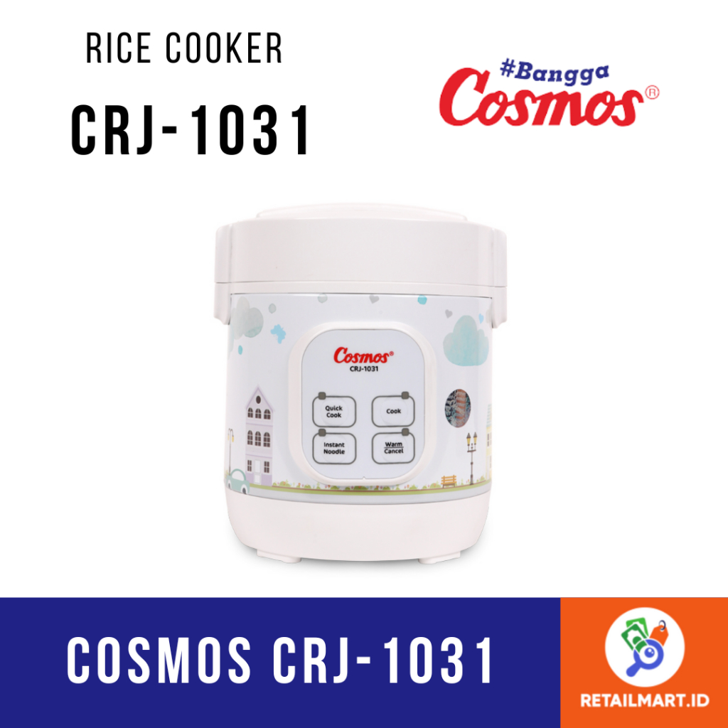 Jual COSMOS : CRJ-1031 RICE COOKER DIGITAL MINI 4IN1 CRJ 1031 0,3 LITER ...