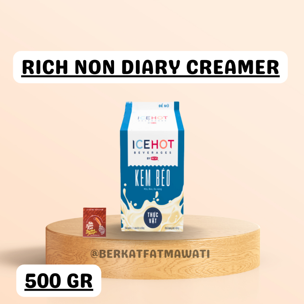 Jual RICHS NON DAIRY CREAMER 500 GR SMOOTH CREAMY VERSATILE | Shopee ...