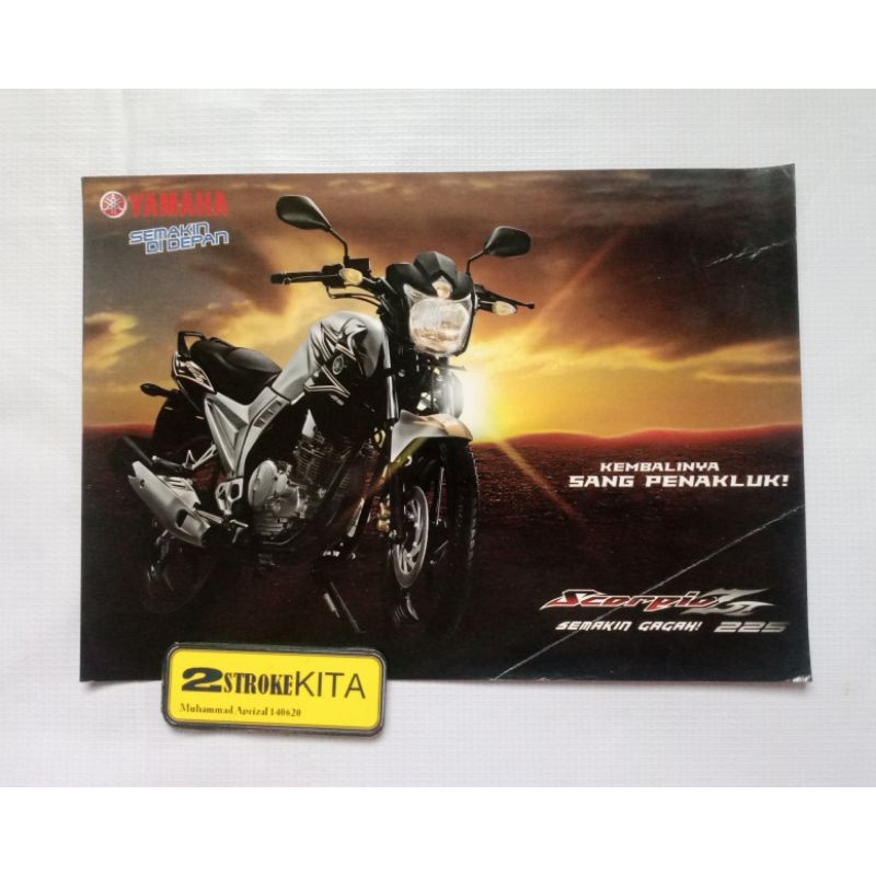 Jual BROSUR YAMAHA SCORPIO Z 225 (FLYER) | Shopee Indonesia