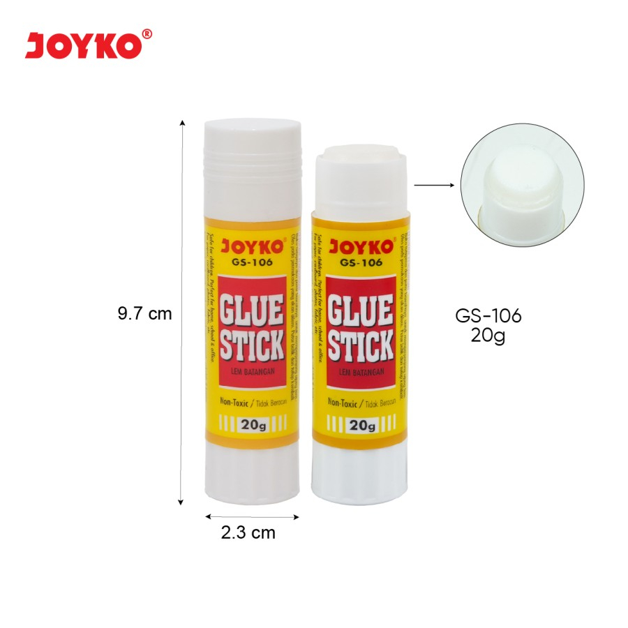 Jual Glue Stick / Lem Kertas Batang Joyko GS-106 20g | Shopee Indonesia