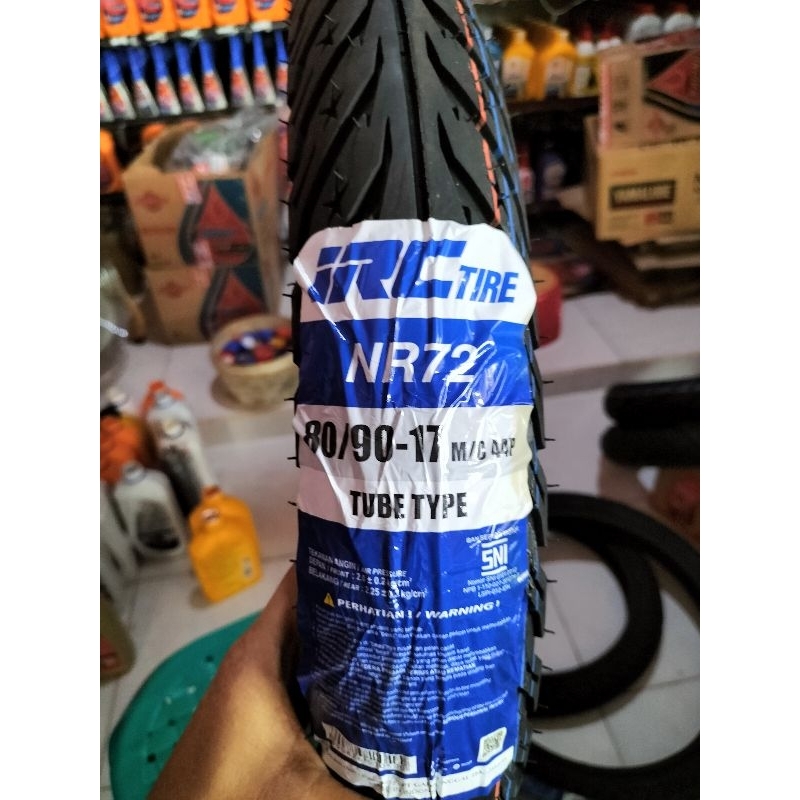 Jual BAN LUAR IRC 809017 NR 72 TUBE BELAKANG TYPE TAHUN 2024 | Shopee Indonesia