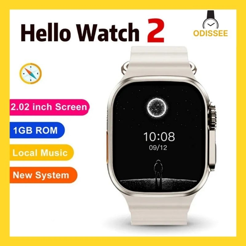 Jual HELLO WATCH 2 ULTRA MEMORY 1GB ROM REFRESH RATE 6OHz H11 UPGRADED ...