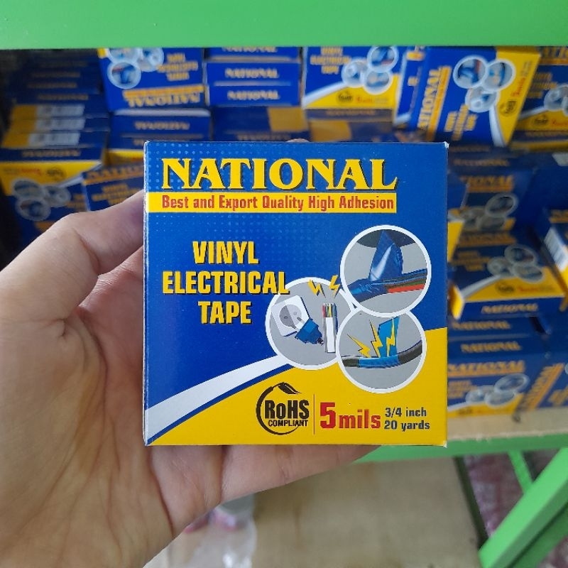 Jual National Vinyl Electrical Tape | Isolasi Listrik | Lem Kabel ...