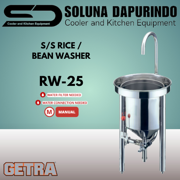 Jual GETRA Rice/Bean Washer RW-25 / Mesin Pencuci Beras / RW25 | Shopee ...