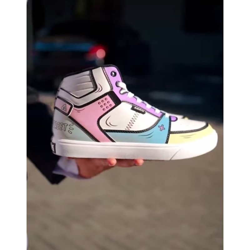 Jual Aerostreet Hoops High 2D Change Colour Original sepatu casual pria ...