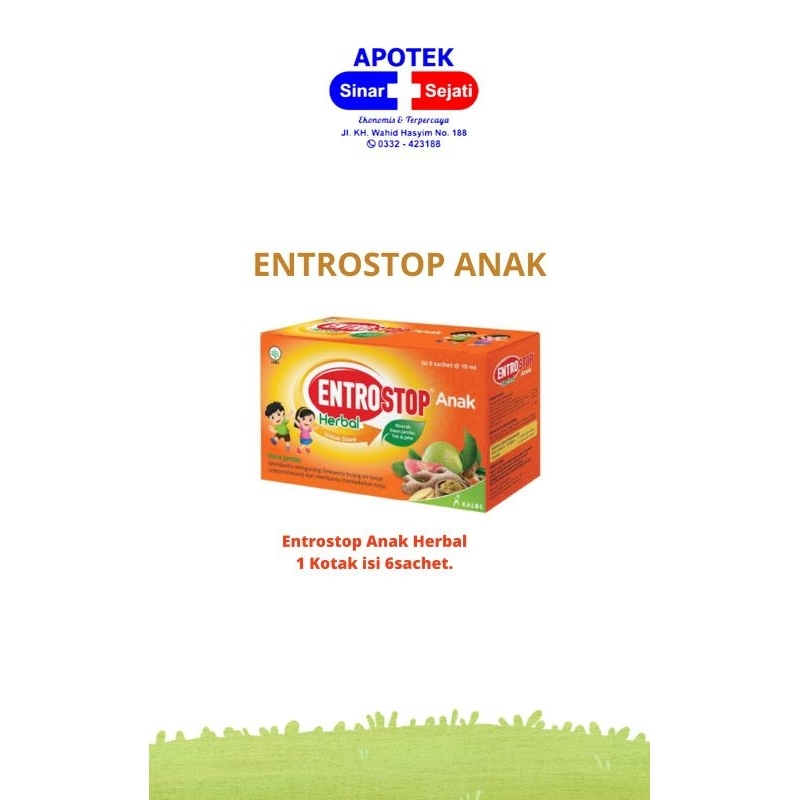 Jual Entrostop anak sirup 6sachet/box | Shopee Indonesia