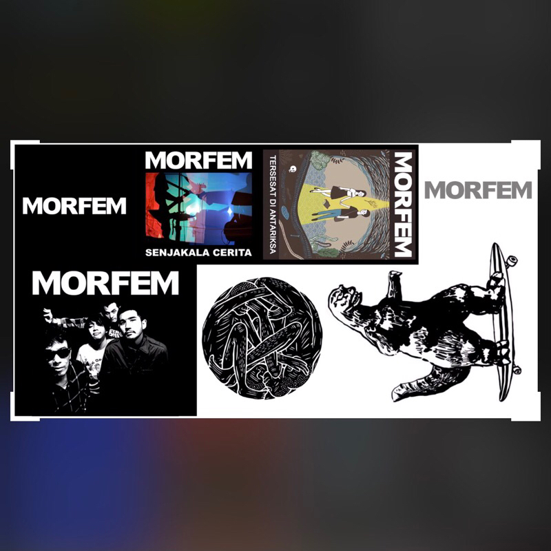 Jual Sticker Morfem | Stiker Morfem | Sticker Band | Sticker Musik ...
