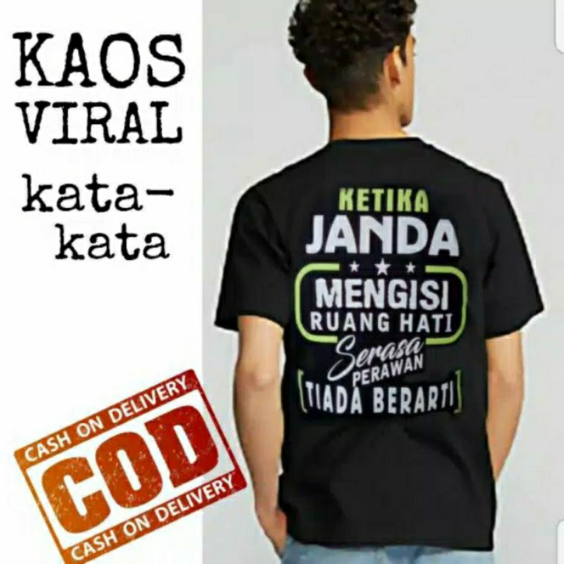 Jual kaos ketika janda viral | Shopee Indonesia