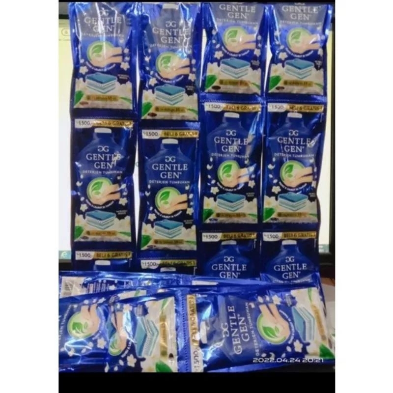 Jual (Renceng 16 Sachet) Gentle Gen Deterjen Cair Viral Sabun Cuci Cair ...