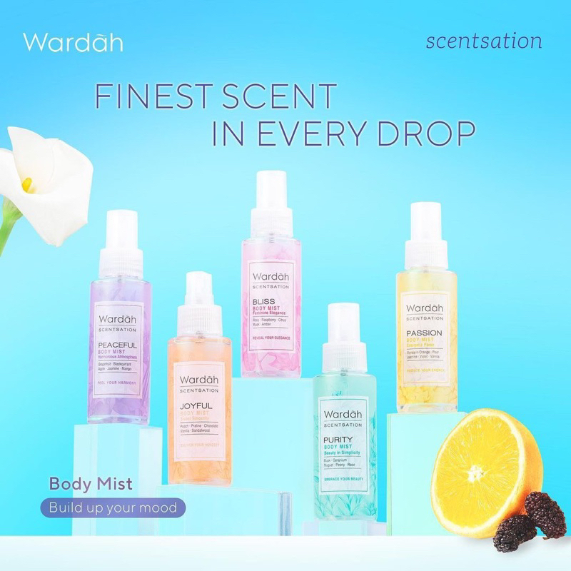 Jual WARDAH Scentsation Body Mist | Shopee Indonesia