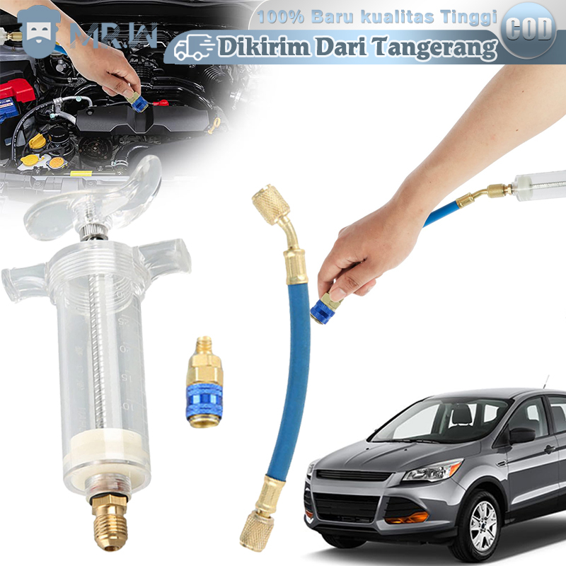 Jual 1Set Alat Injeksi Minyak Pendingin Udara 1/4in Tabung Injeksi Oli ...
