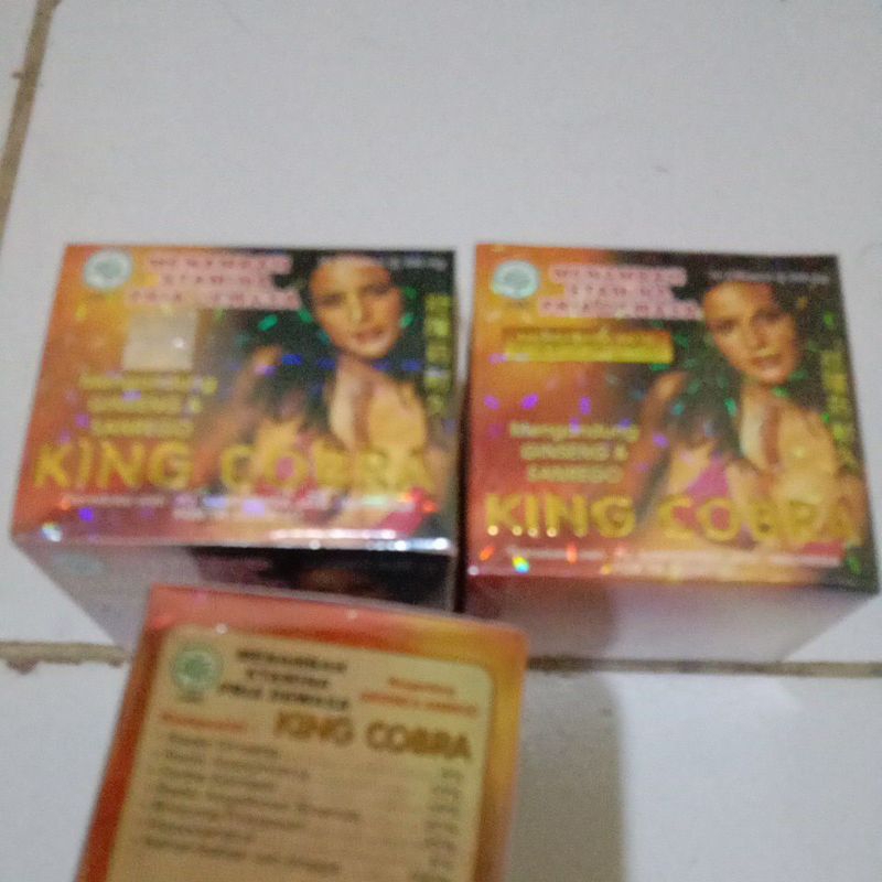 Jual king cobra kapsul original | Shopee Indonesia