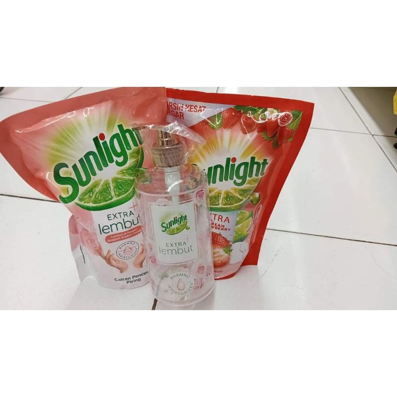 Jual paket sunlight 650ml free botol | Shopee Indonesia