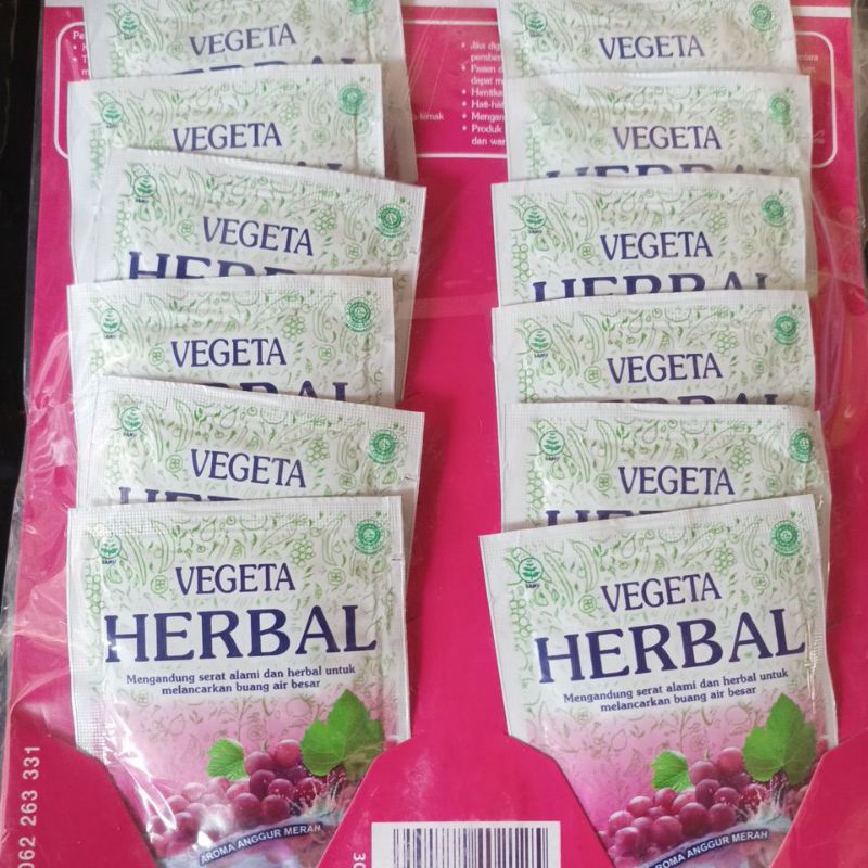 Jual Vegeta Herbal isi 12 sachet | Shopee Indonesia