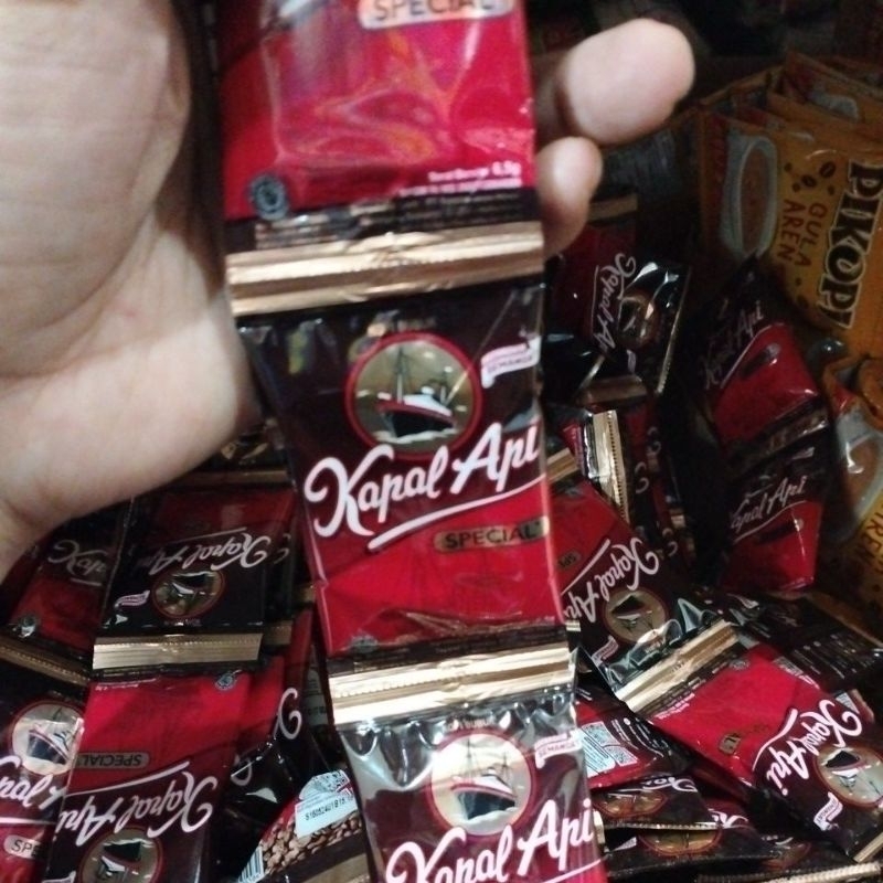 Jual KOPI KAPAL API 1 GANTUNG (10 SACHET) | Shopee Indonesia