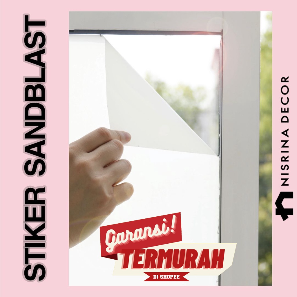 Jual 1 ROLL 50 METER STIKER SANDBLAST / STIKER KACA ES POLOS | Shopee ...