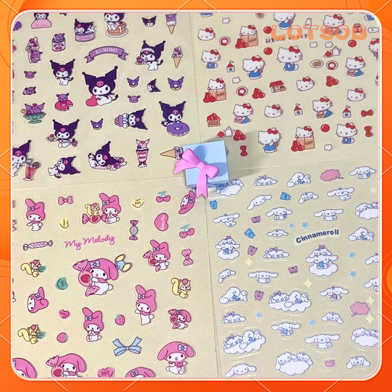 Jual Stiker Motif Kartun hellokitty melody Manis/Sticker Anti Air Momo ...
