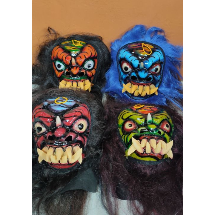 Jual TOPENG GEDRUK MIKA RAMBUT PANJANG / RAMPAK BUTO / JATILAN GEDRUK ...