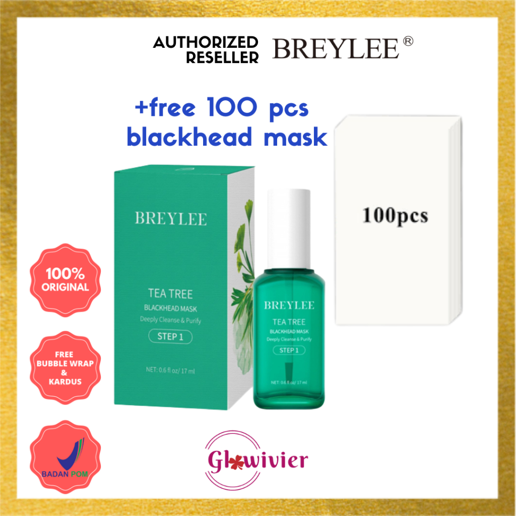 Jual (NEW PACKAGING) BREYLEE Blackhead Mask (step 1) 17ml | Shopee ...