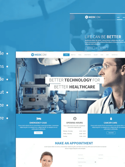 Jual Template Website Doctor - MEDICOM | Shopee Indonesia
