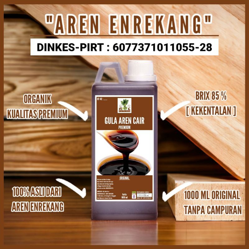 Jual Gula aren cair premium organik khas Enrekang 1000ml | Shopee Indonesia