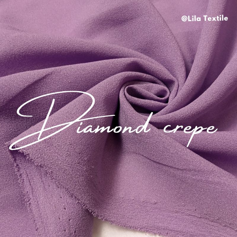 Jual HARGA TERMURAH!! KAIN DIAMOND CREPE (HARGA PER SETENGAH METER ...