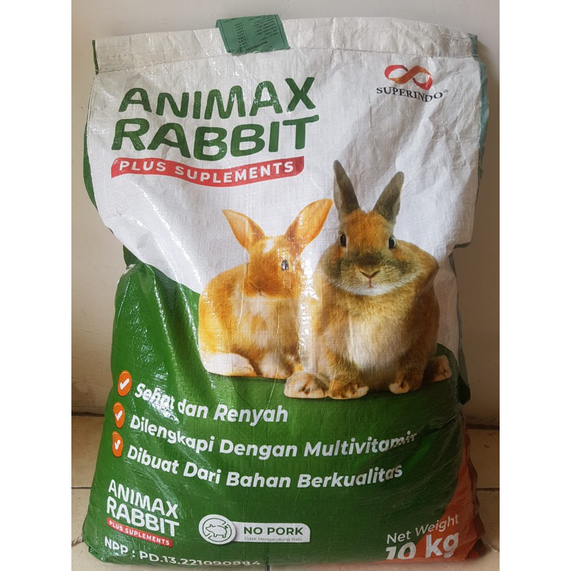 Jual ANIMAX PLUS Makanan Kelinci rabbit food - repack 1 KG | Shopee ...