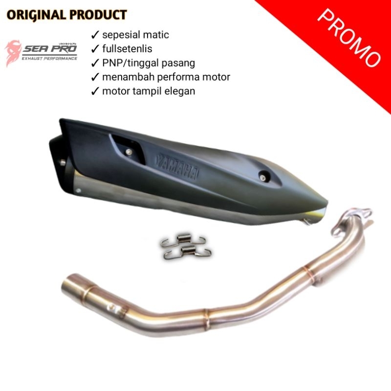 Jual Knalpot Standar Racing Fullset Motor Aerox Nmax Vario Pcx Beat ...
