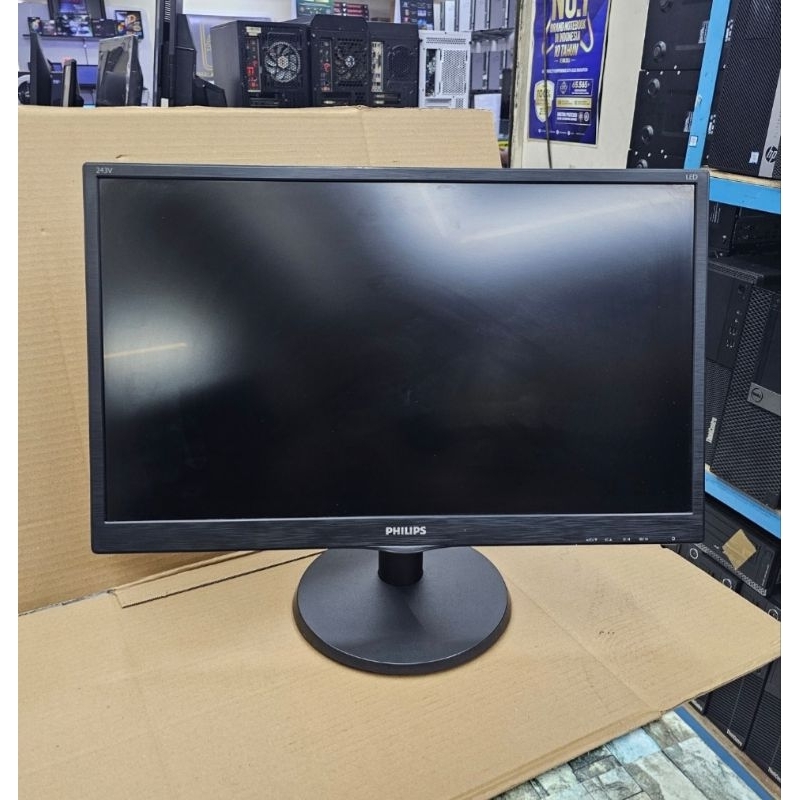 Jual LED PHILIP 243V LAYAR 24 IN RESULISI FUL HD 1920-1080P MULUS ...