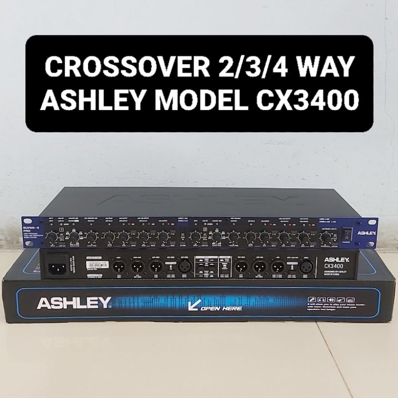Jual ASHLEY Crossover CX3400 Super 2 3 4 Way Plus Limiter Cross Over ...
