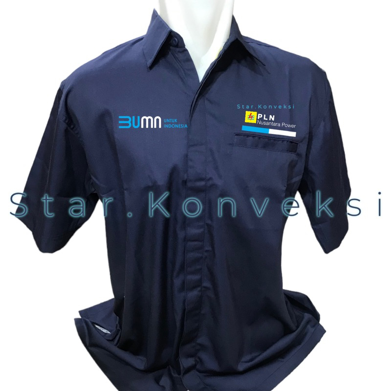 Jual Seragam Kemeja PDH Baju Nusantara Power PLN Nusantara Power BUMN ...