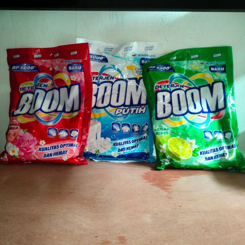 Jual Kemasan Terbaru Detergen Bubuk Boom 280 gram | Shopee Indonesia