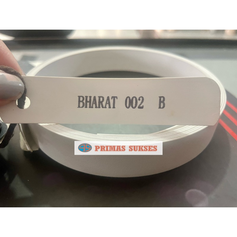 Jual BHARAT Edging PVC PUTIH 002AA 22/1MM DOVE DOFF MATTE Hpl pelapis ...