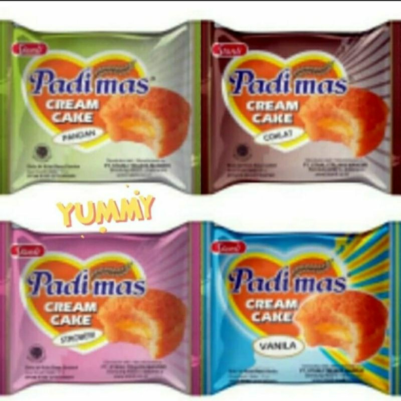 Jual bolu padimas cream cake isi 10 bks | padi mas | Shopee Indonesia