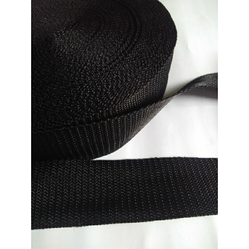 Jual bisban tali webbing PP lebar 4 cm 1 roll panjang 27 meter / bisban ...
