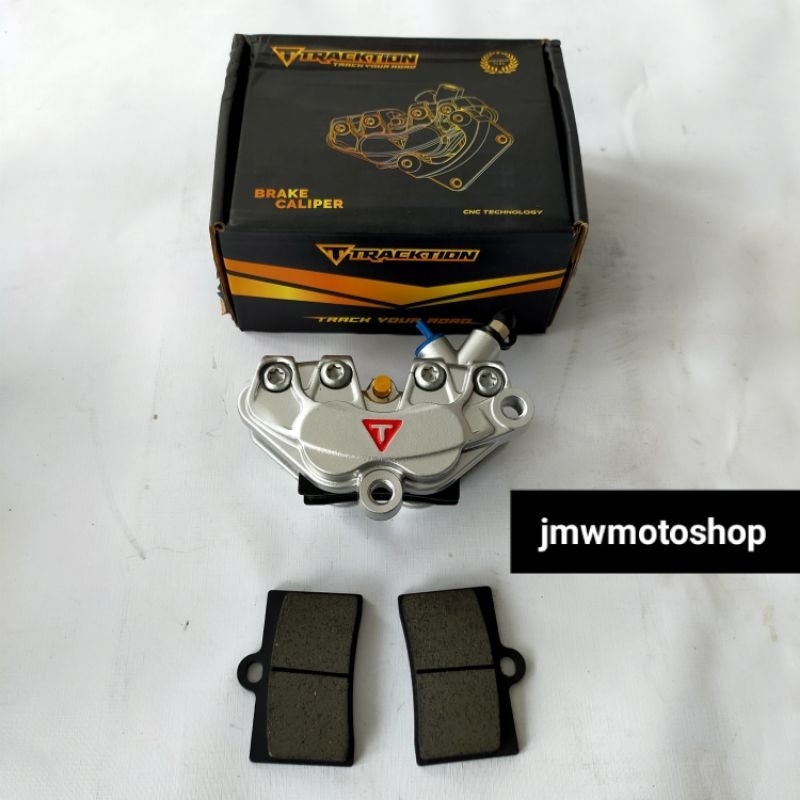 Jual Caliper Kaliper Tracktion eagle new 4 piston Tiger nmax X-Max ...
