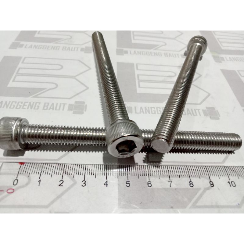 Jual Baut L Stainless M10 X 110 (11cm) A2-70 M10x110 | Shopee Indonesia