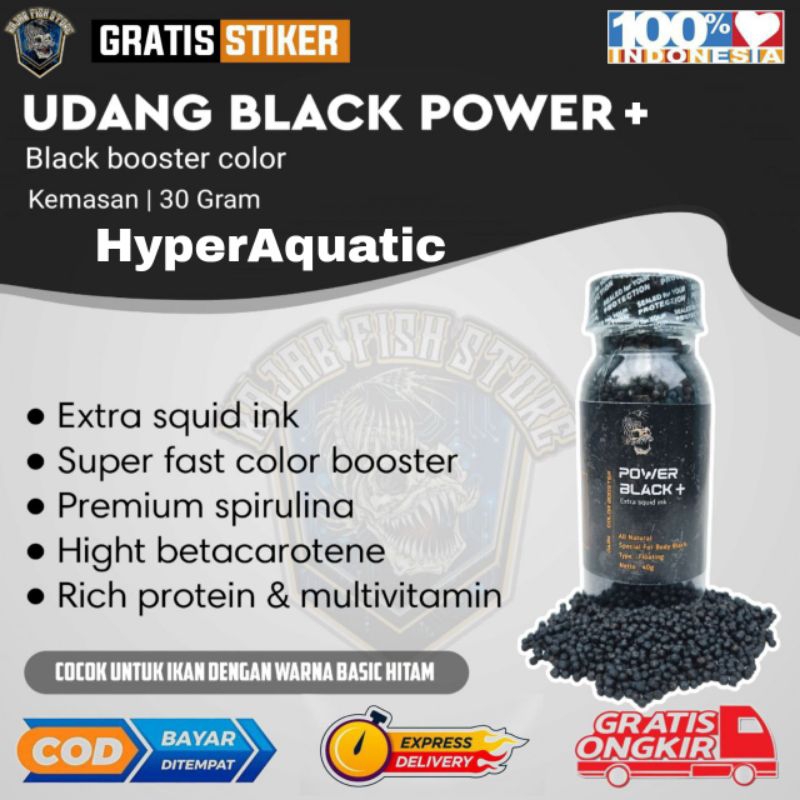 Jual pelet black power original premium/pelet hitam/pelet chana ...