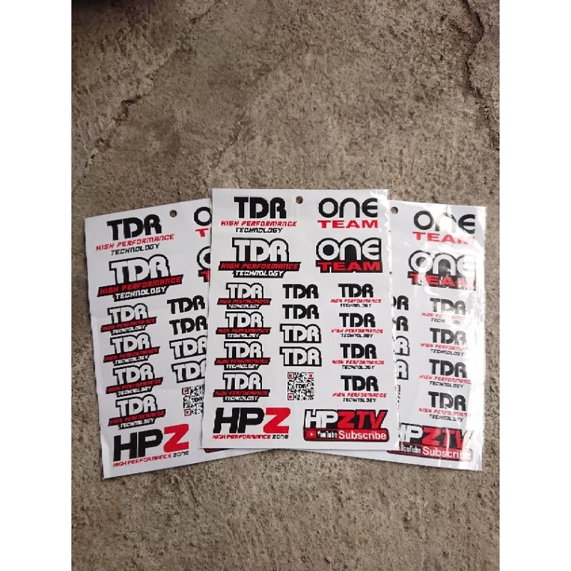 Jual STICKER TDR RACING OFFICIAL RESMI TDR 100% ORIGINAL | Shopee Indonesia