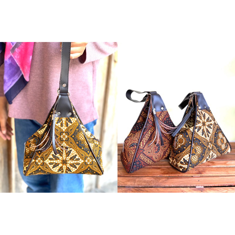 Jual Tas batik piramid (motif batik di kirim random sesuai stock ...