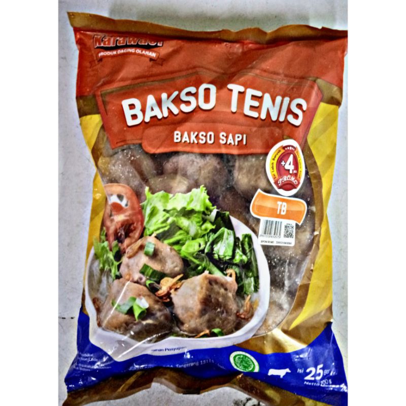 Jual Karawaci Bakso Sapi Tenis TB/25btr 700 gr | Shopee Indonesia