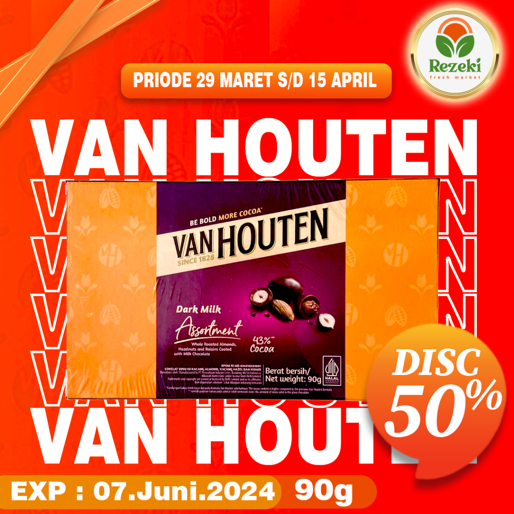 Jual Van Houten Coklat Box Assorted [90 gr/Box] | Shopee Indonesia