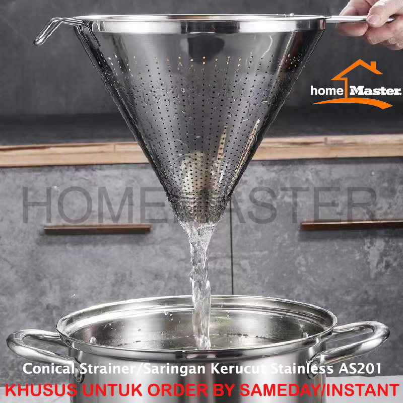 Jual GO Conical Strainer/Saringan Kerucut/Segitiga/Cap Soup Stainless ...