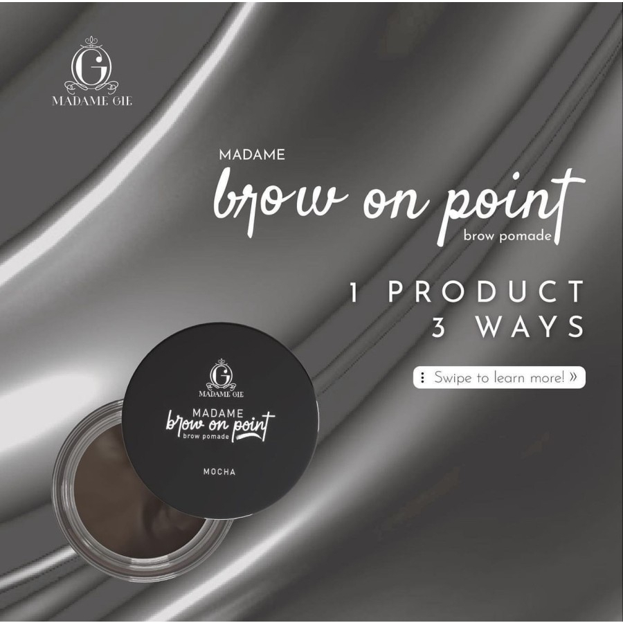 Jual Madame Gie Madame Brow On Point Brow Pomade / Pomade Alis | Shopee ...