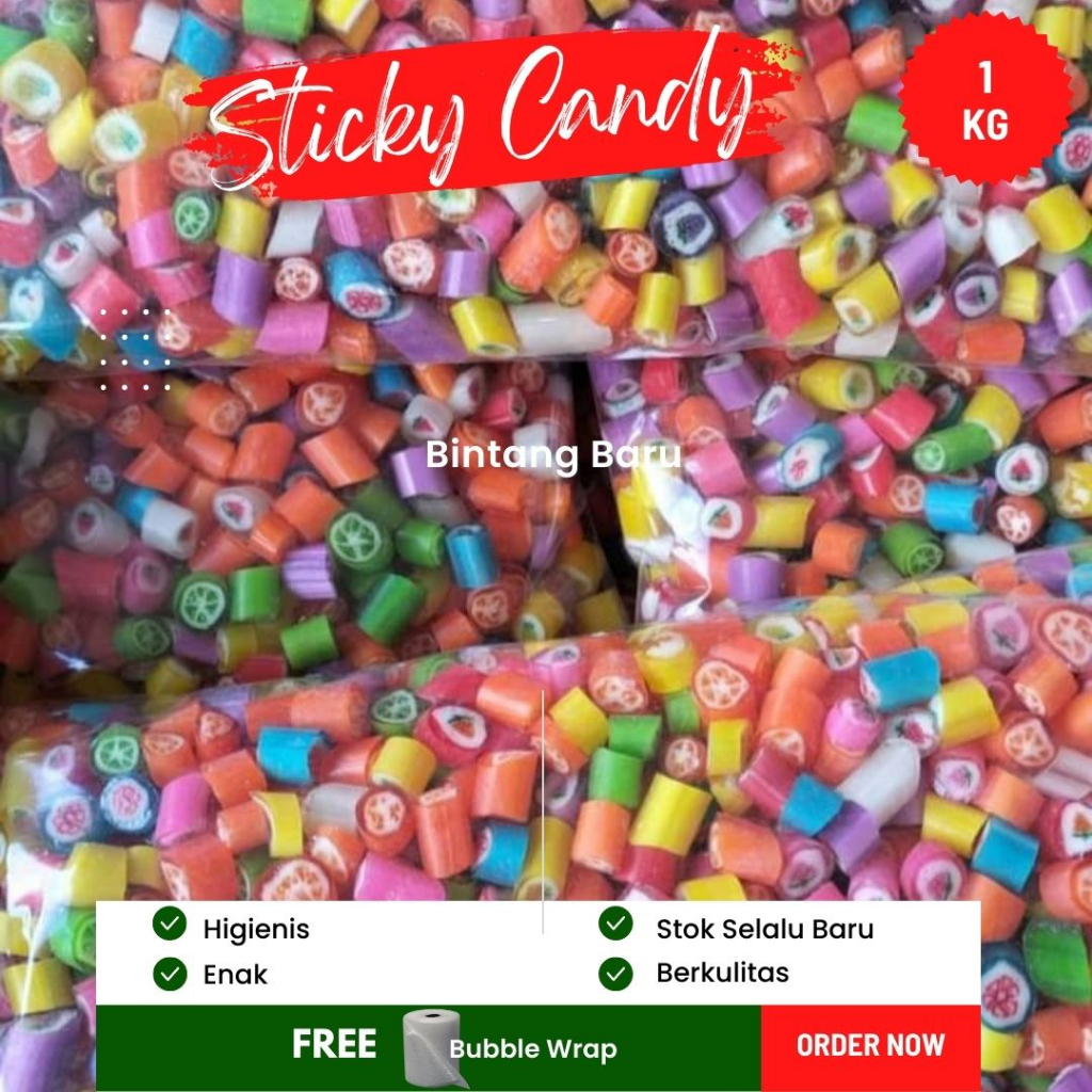 Jual Permen Viral Stick Candy 1 kg | Shopee Indonesia
