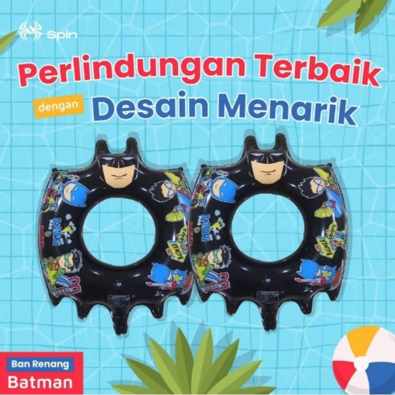 Jual Ban Renang Anak Bulat 70cm Motif Batman | Shopee Indonesia