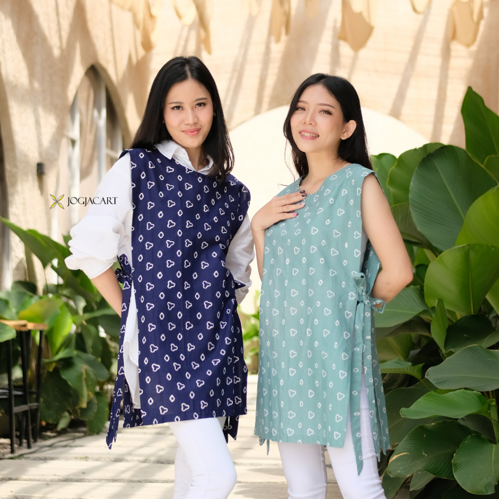 Jual JOGJACART - RENATTA Long Vest - Outer Bolero Batik Wanita Modern ...