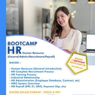 Jual Materi Pelatihan / Bootcamp Human Resource HR FREE SERTIFIKAT ...