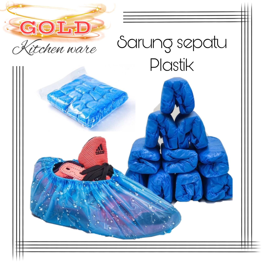 Jual G317 Sarung Sepatu Sekali Pakai / Disposable Medical Shoes Cover ...